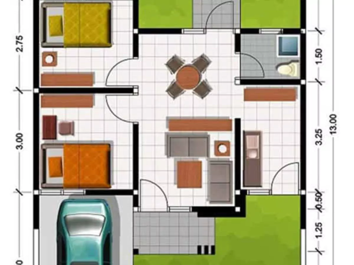 Rumah Minimalis Sederhana Type 45